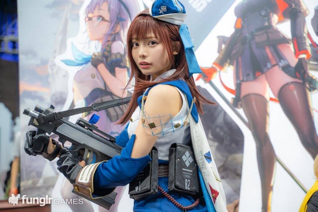 TGS2022フォトレポート！事前登録者数が100万人を突破した「勝利の女神：NIKKE」のブースにコスプレイヤーが！ (2022年9月16日) - エキサイトニュース