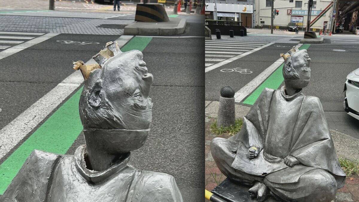 首を折られた豊臣秀吉像 愛媛県警の男性警察官ら書類送検へ 修復費用は23万円 ｢どうして壊すのか｣ 名古屋･西区の円頓寺商店街 (2025年 ...