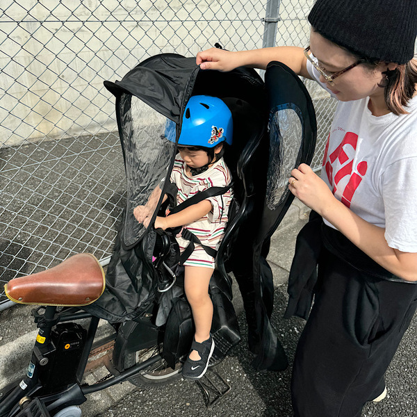 断トツおすすめ！色々試した結果、自転車チャイルドシート用レインカバーは「norokka」一択 | HugMug｜ウーマンエキサイト